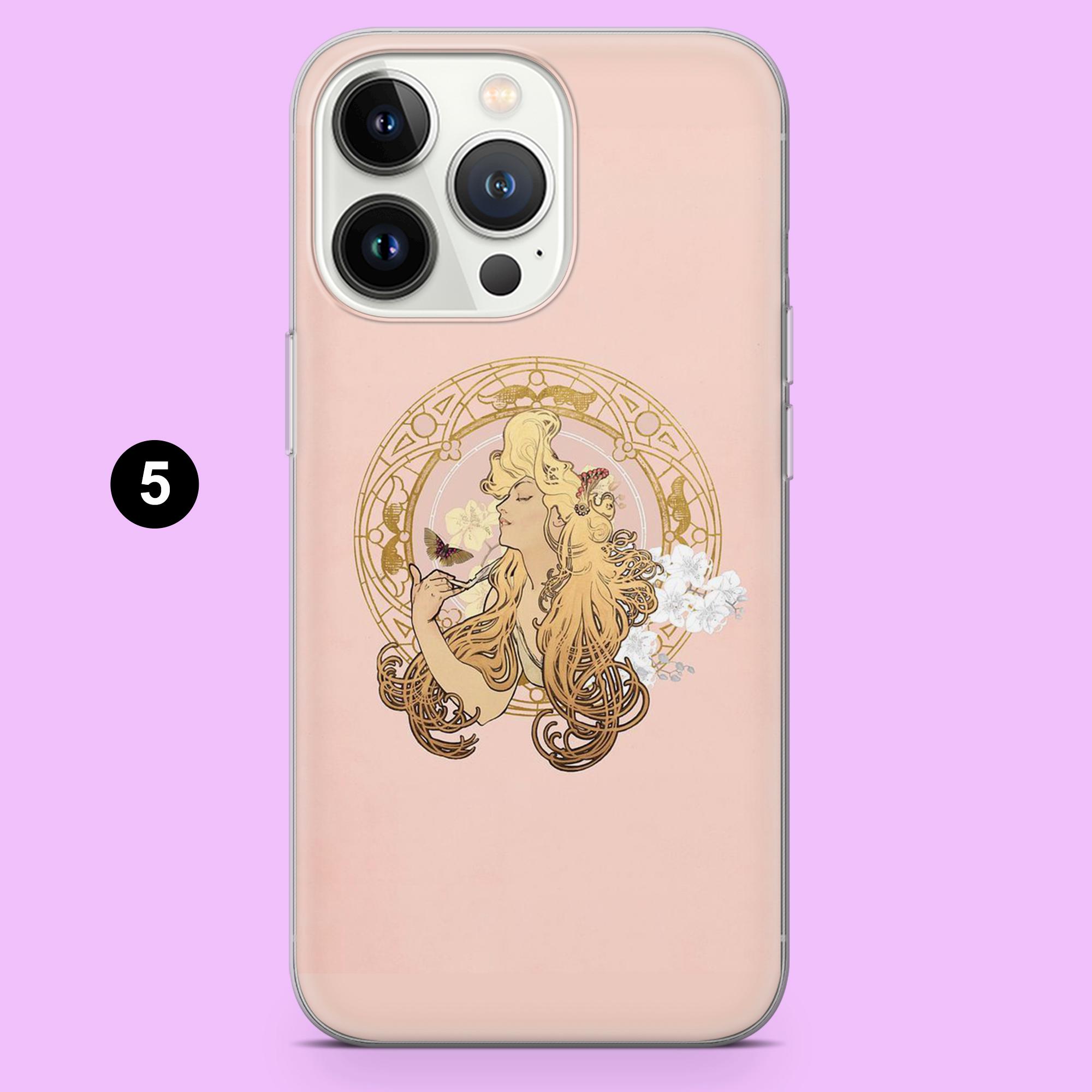 Alphonse Mucha Phone Case Painting Art Nouveau Cover for iPhone 17 ...