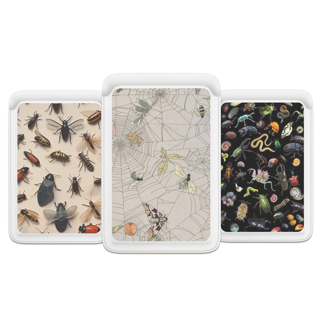 Insect Magsafe Wallet, Magnetic Bug Pattern Wallet Compatible With ...