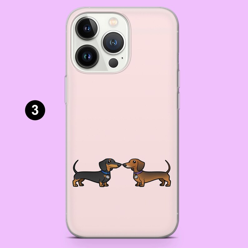Pet Lover Phone Case Sausage Dog Dachshund Cover for iPhone 15, 14, 13 ...