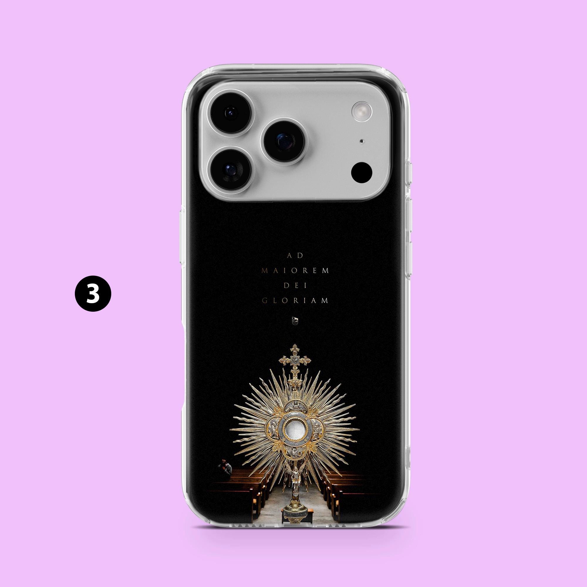 Catholic Phone Case Jesus Sacred Heart Cover for iPhone 17, 16, 15pro ...
