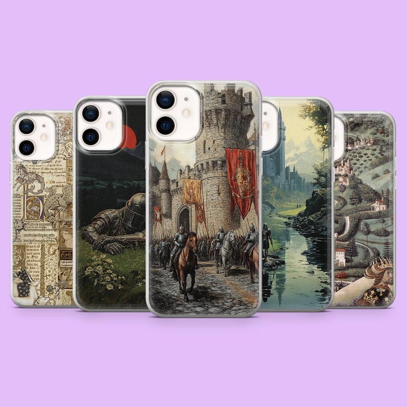 Medieval Phone Case Pixel - Etsy UK