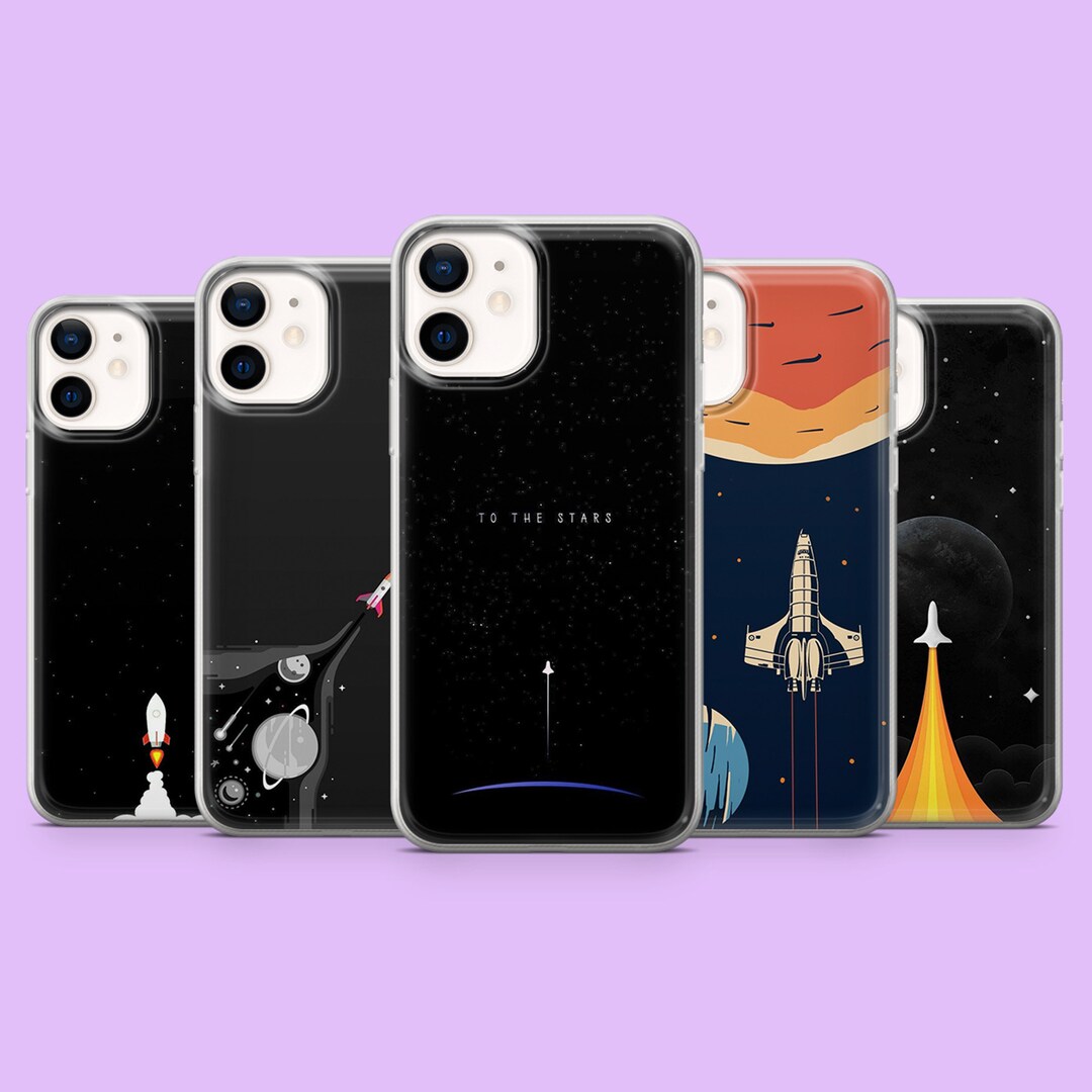 Aerospace Phone Case Minimal Space Astronomy Cover for iPhone 15, 14 ...