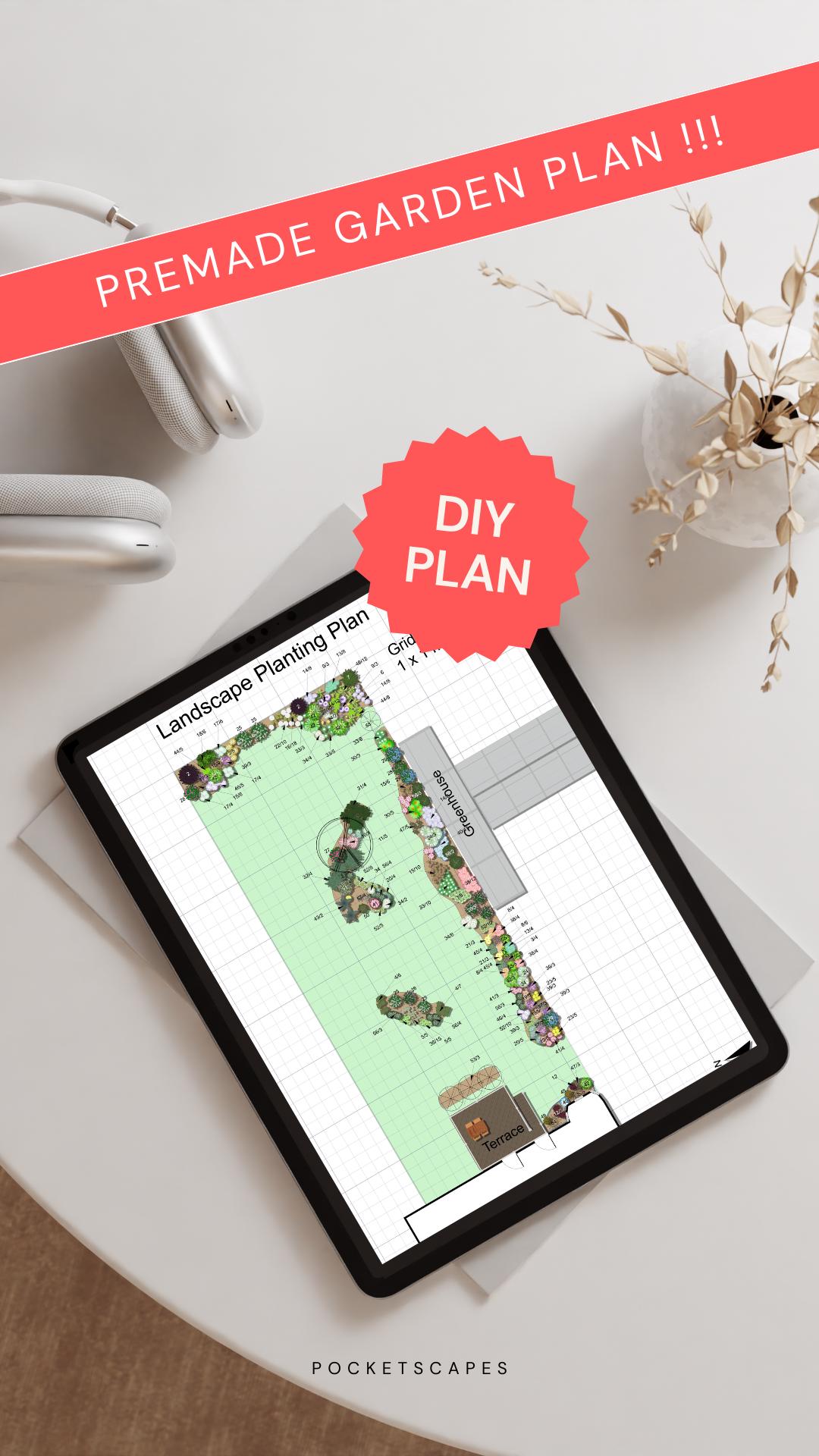 Ready Made Garden Plan, Front Yard Plant Design, Garden Design ...
