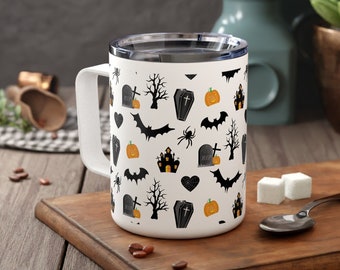 Insulated Fall Coffee Cup Fall Leaves Coffee Mug Autumn - Etsy