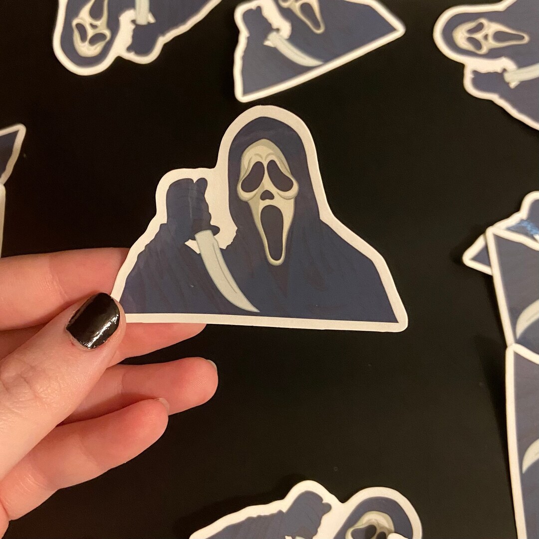 Ghostface Sticker Scream Movie Sticker - Etsy