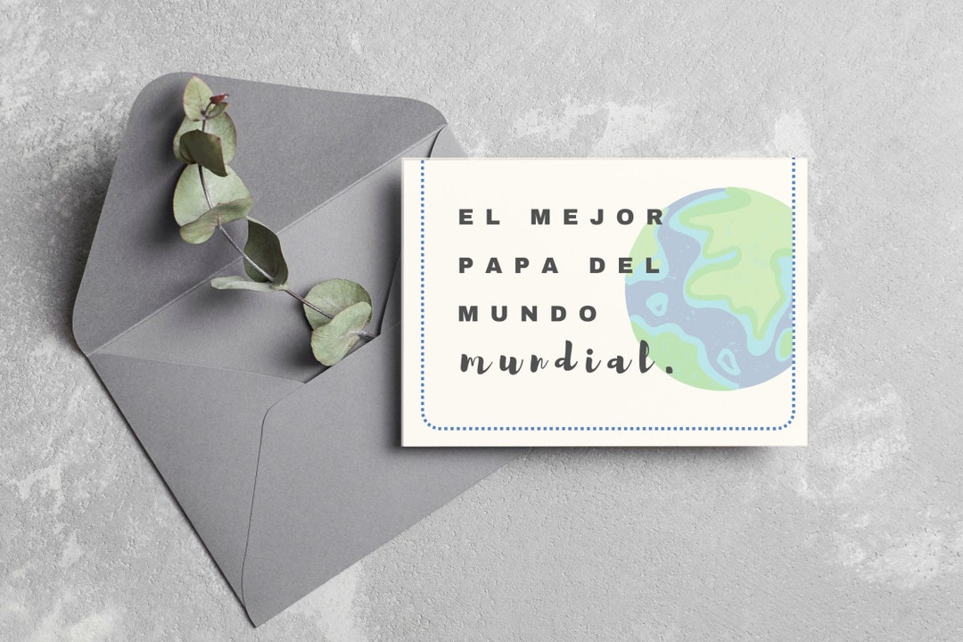 Printable Father's Day PDF, Feliza Dia De Los Padres, Spanish Father's ...