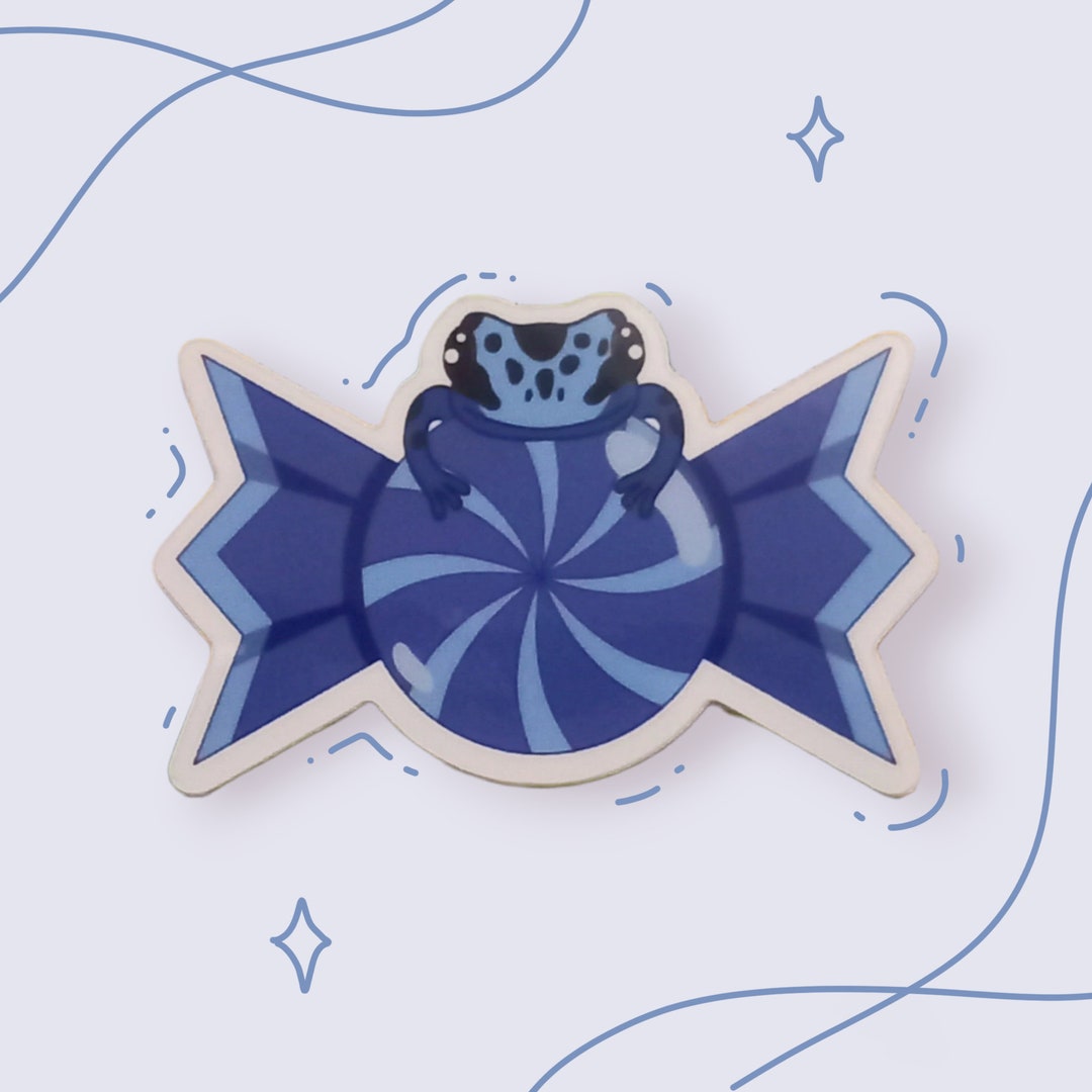 Poison Dart Frog Candy Sticker - Etsy