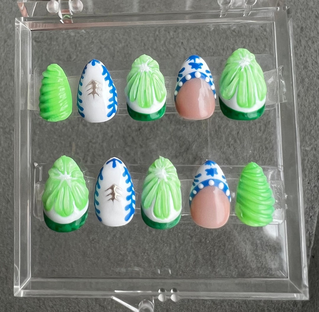 Lime and Tequila Nails - Etsy