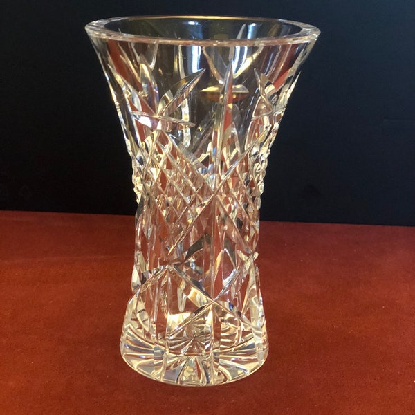 Cut Glass Vase - Etsy