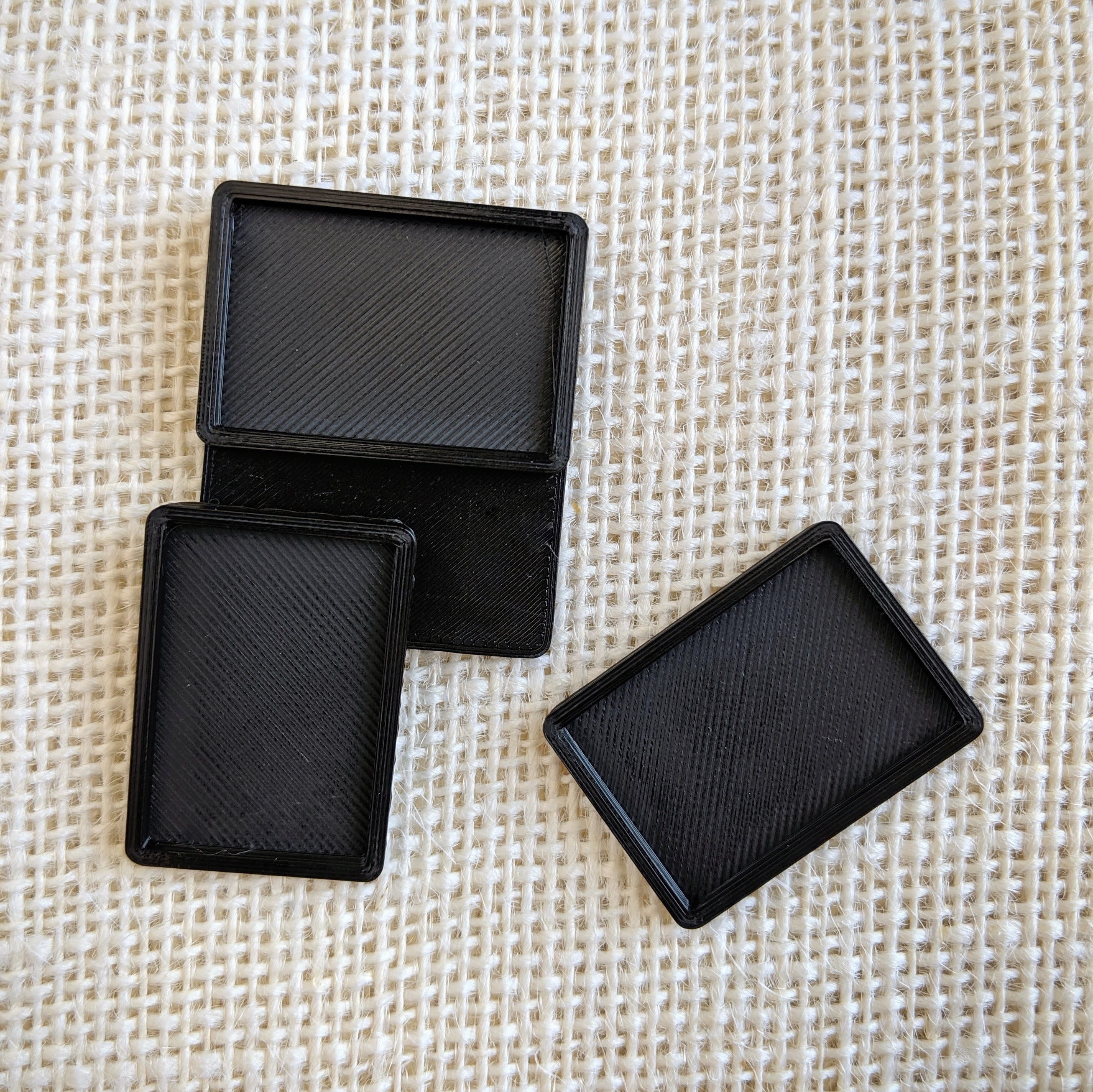 Rectangle Bezels 2:3 Ratio (20x30mm or 27x40mm) | 4 Rectangular Black ...