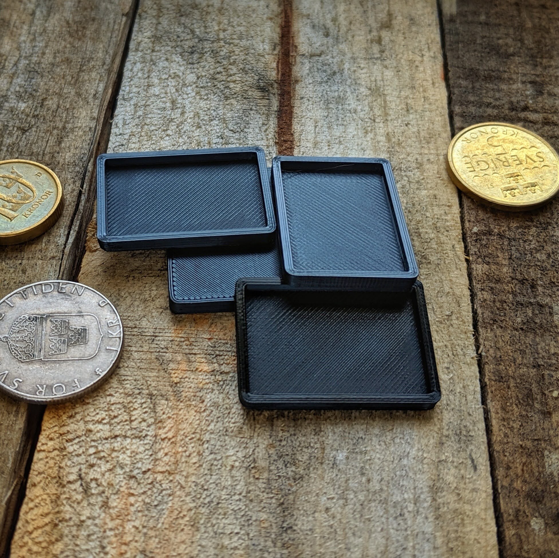 Rectangle Bezels 2:3 Ratio (20x30mm or 27x40mm) | 4 Rectangular Black ...