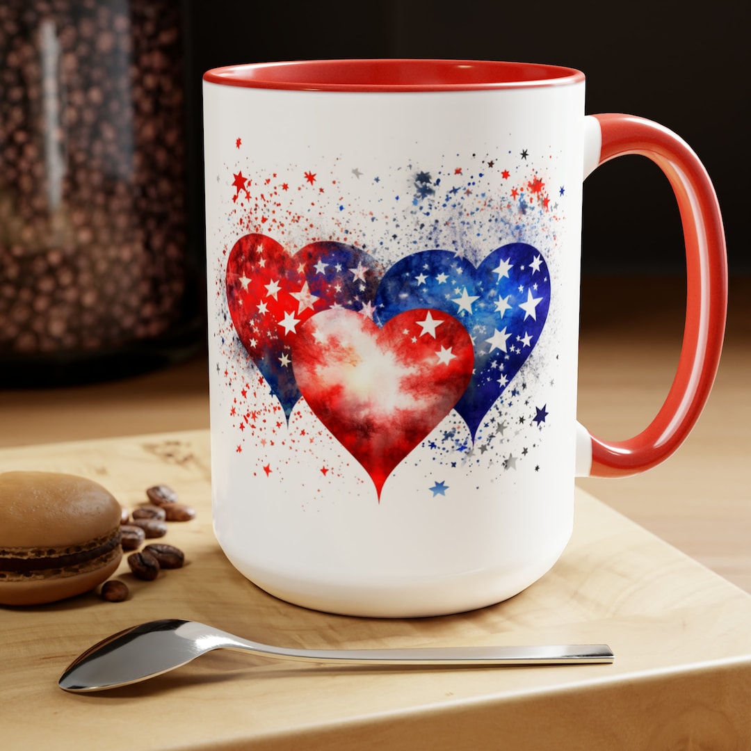4th of July Hearts - Etsy