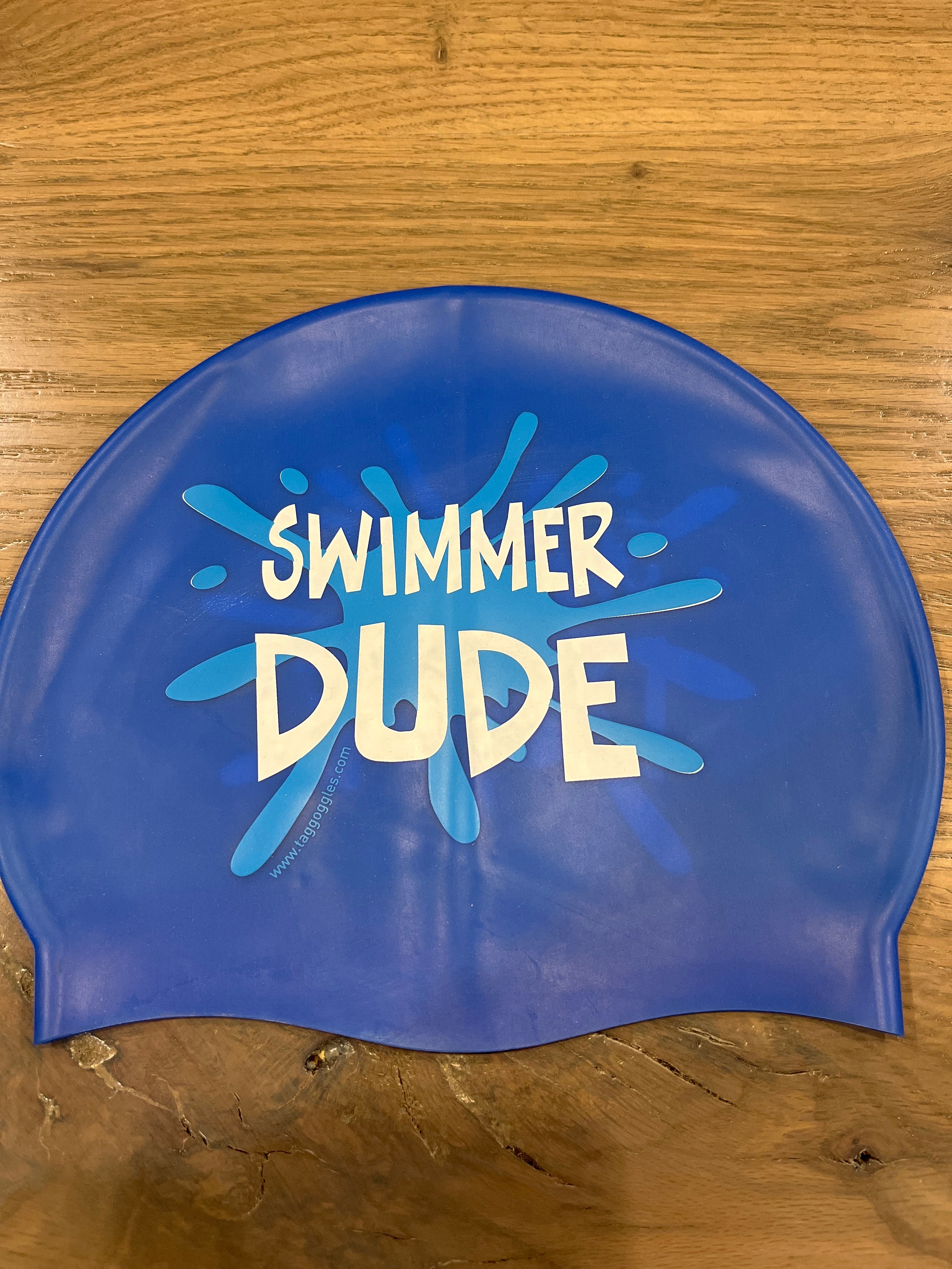 Swimmer Dude Silicone Swim Cap - Etsy