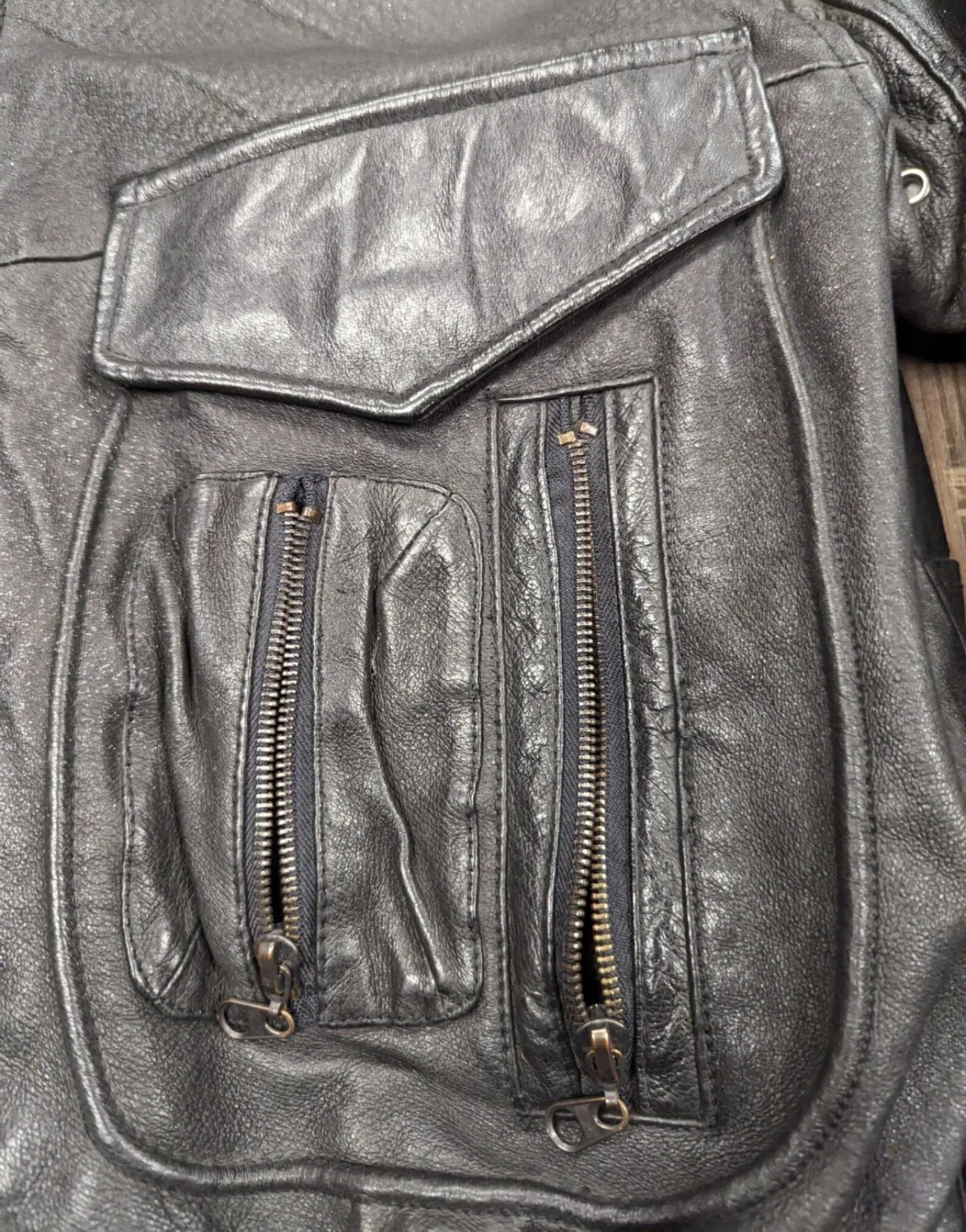 Global Identity G3 Leather Bomber Jacket and Weekend 90's Black Leather ...
