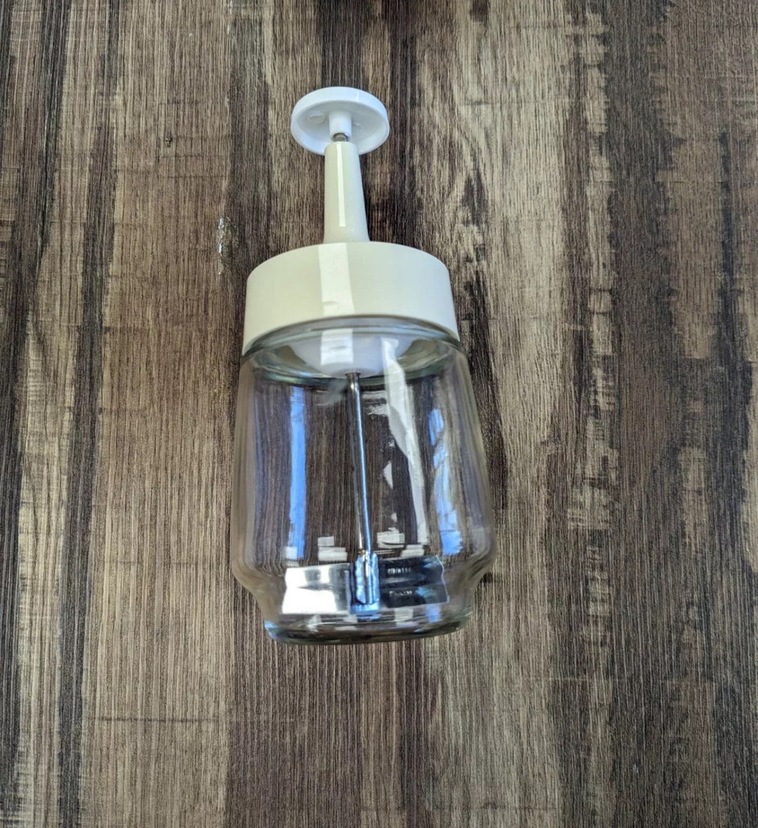 Vintage GEMCO Food Nut Chopper Glass Jar Stainless Steel Blades W/disk ...
