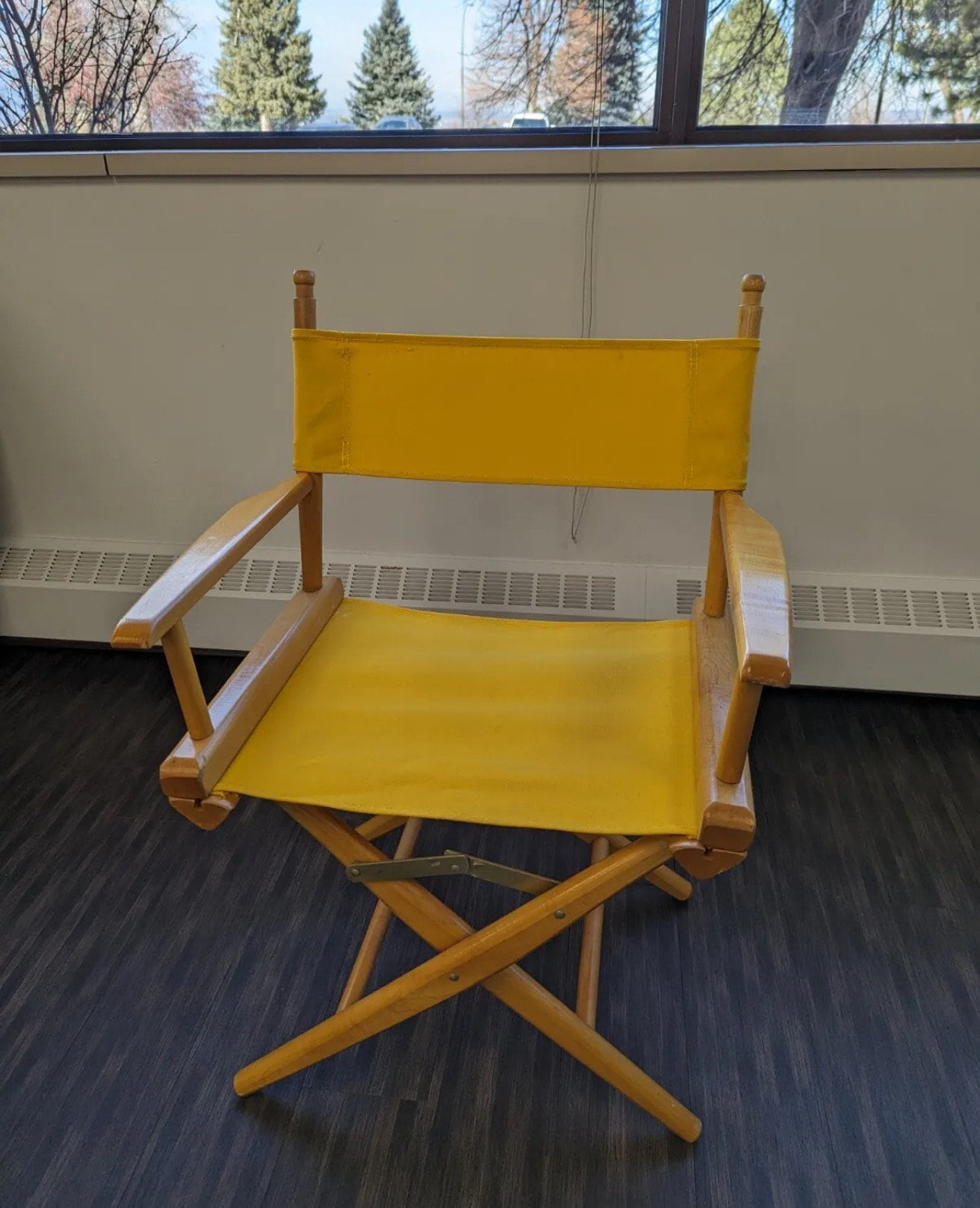 Vintage Yellow Telescope Commander Director Chair Made in USA ...