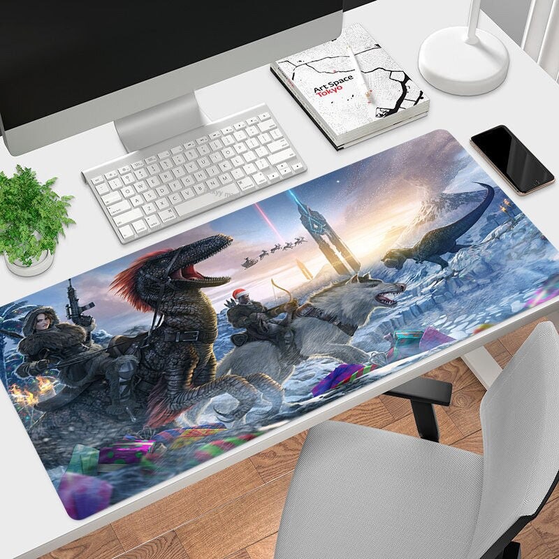 Ark Survival Evolved Mouse Pad Gaming Desk Mat Customized Etsy