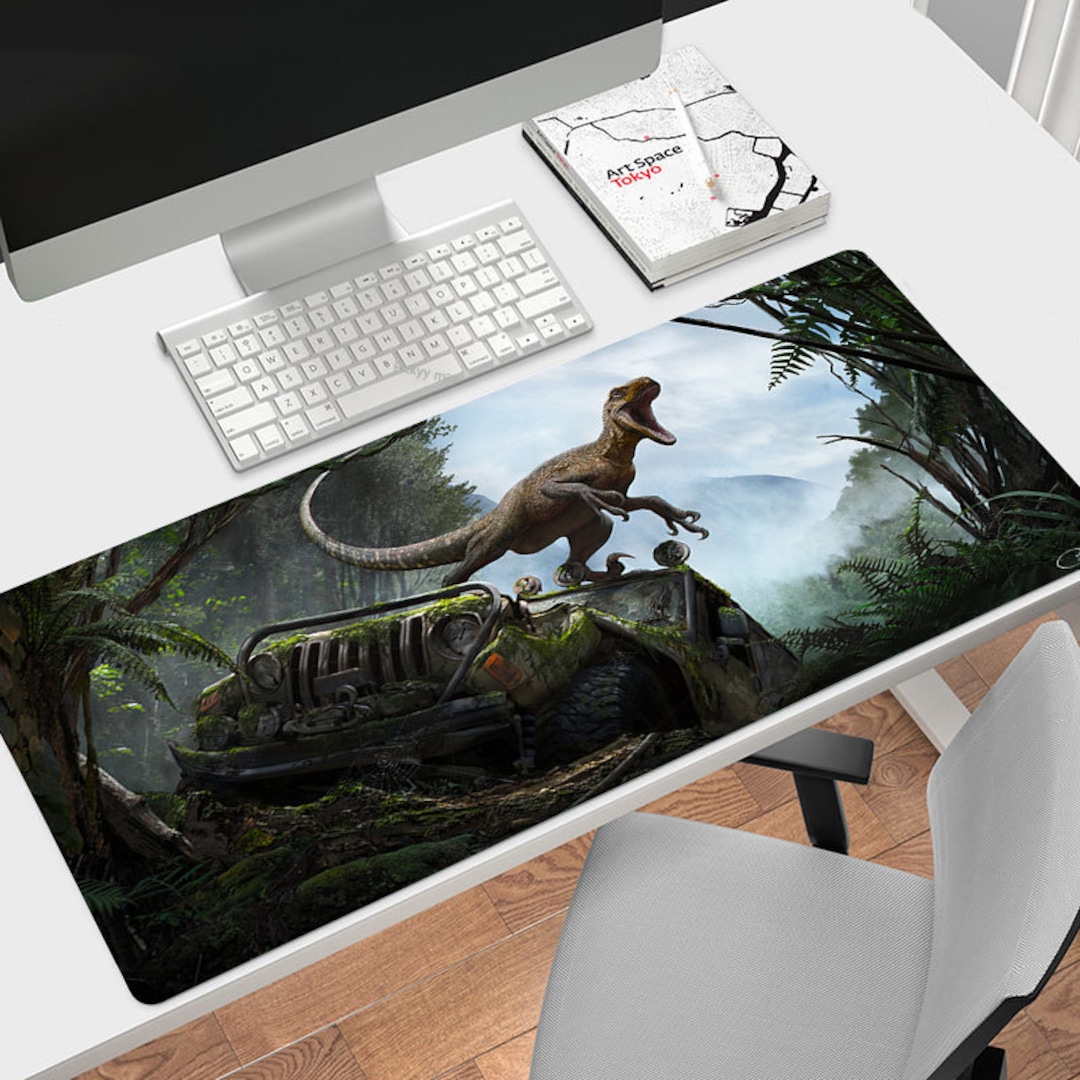 Jurassic Park Mouse Pad 3 , Gaming Desk Mat ,customized Mouse Pad ...