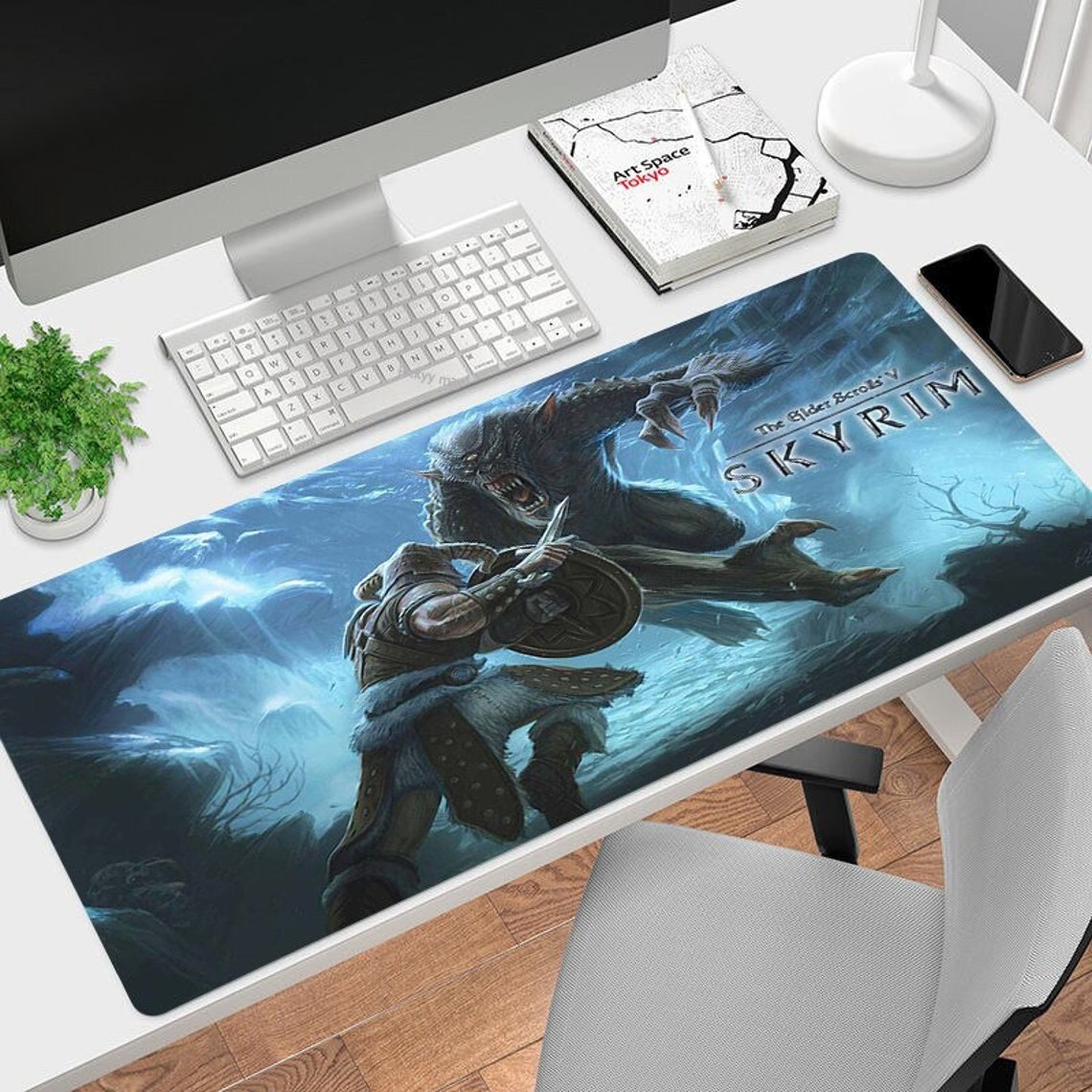 The Elder Scrolls V Skyrim Mouse Pad 2 , Gaming Desk Mat ,customized ...