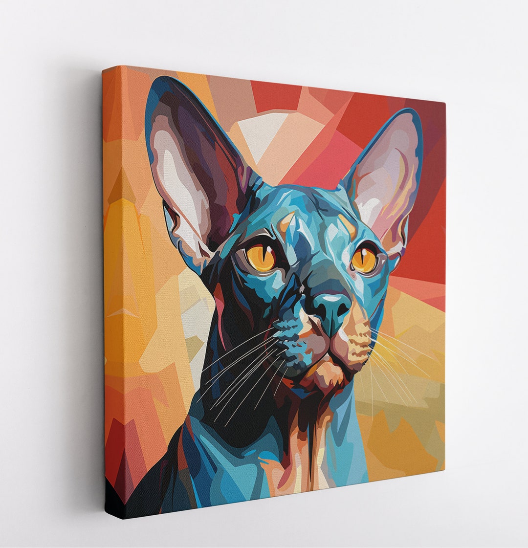 Sphynx Pop Art - Etsy