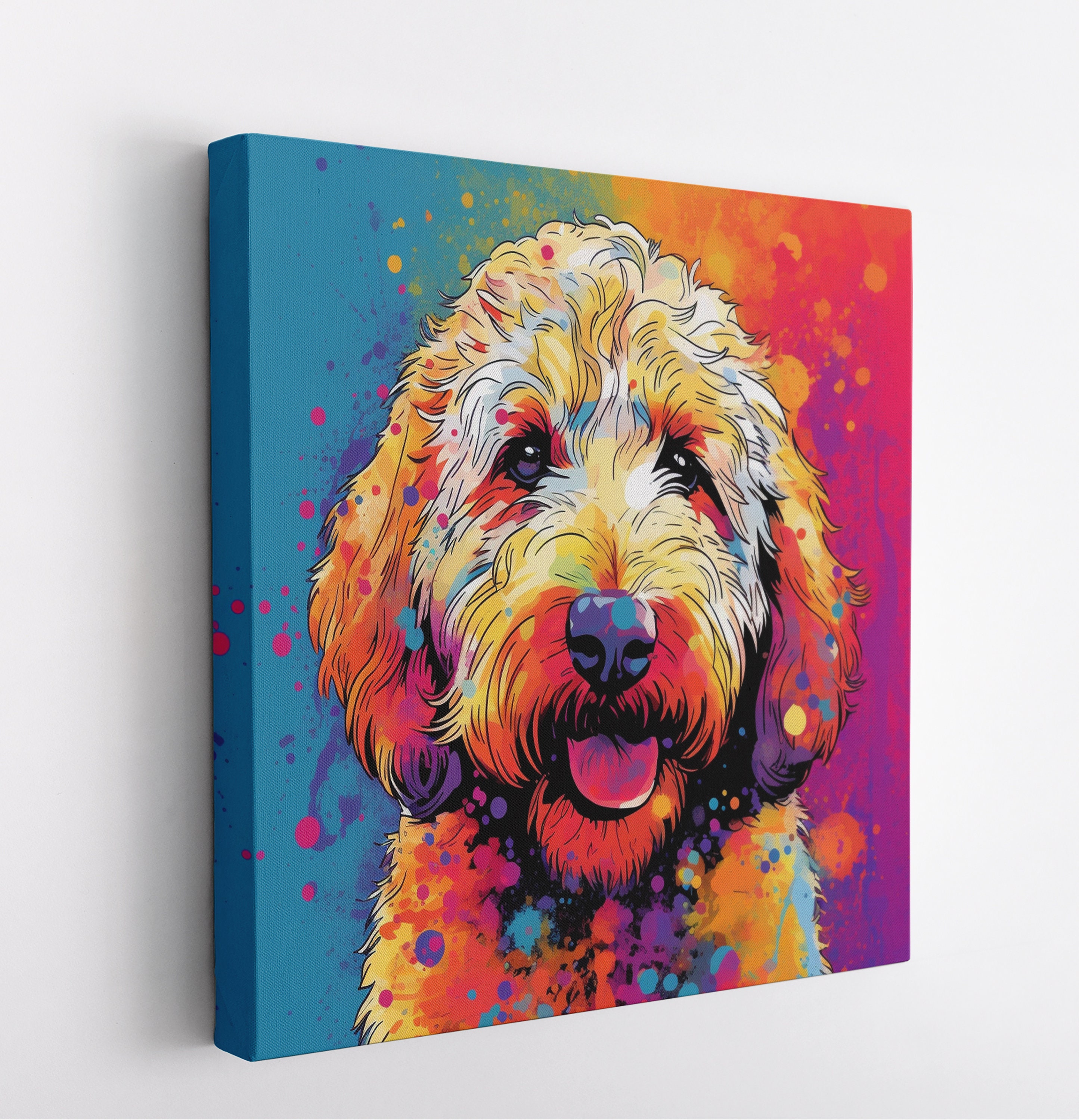 Golden Doodle Pop Art - Etsy