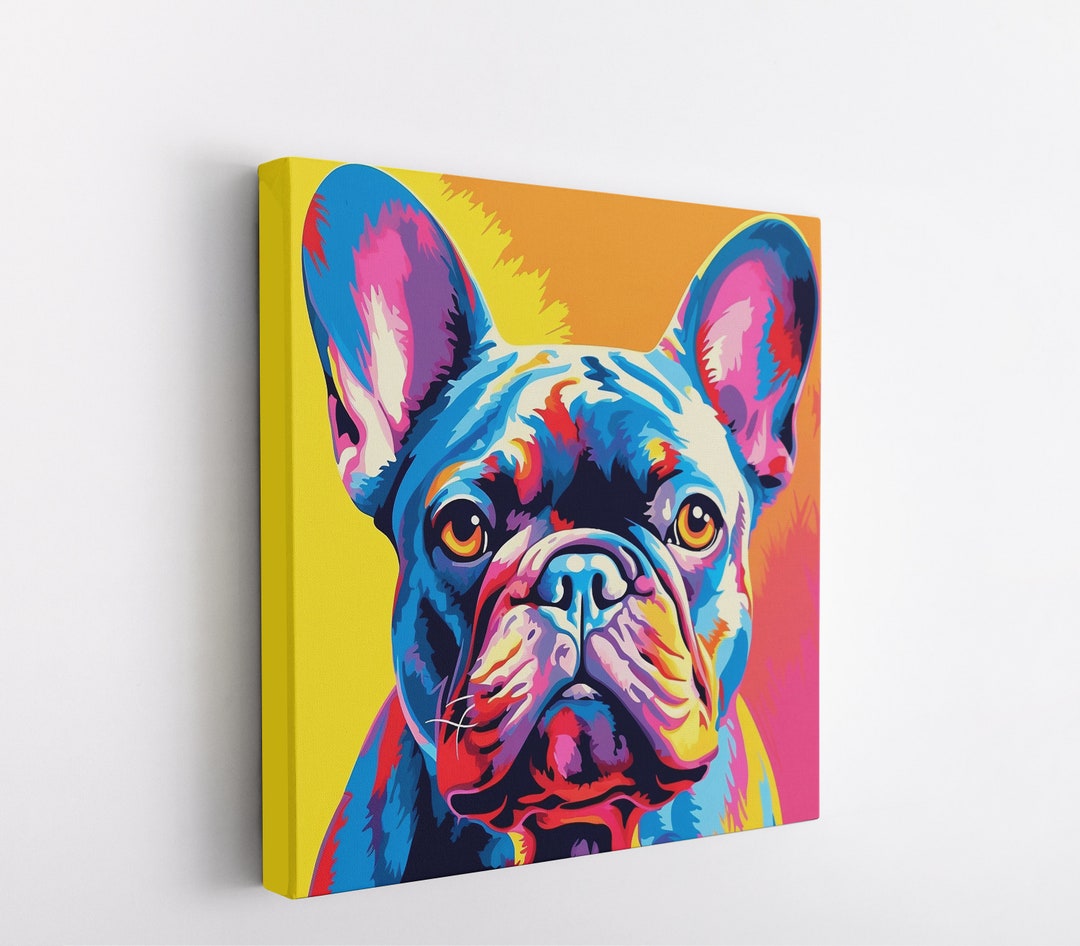 Frenchie Pop Art - Etsy