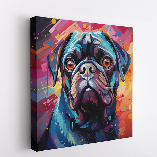 Pug Pop Art - Etsy