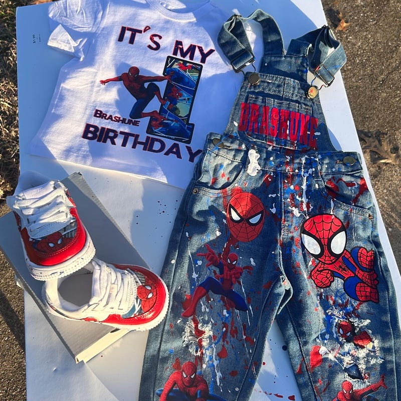 Custom Spiderman Suit - Etsy