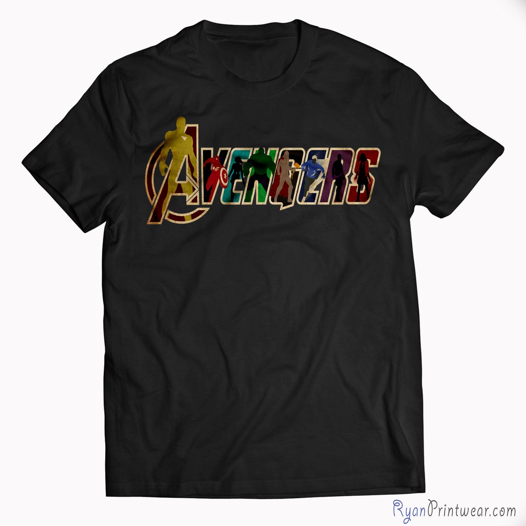 Avengers Infinity War Texture Characters T Shirt Avengers Infinity T ...