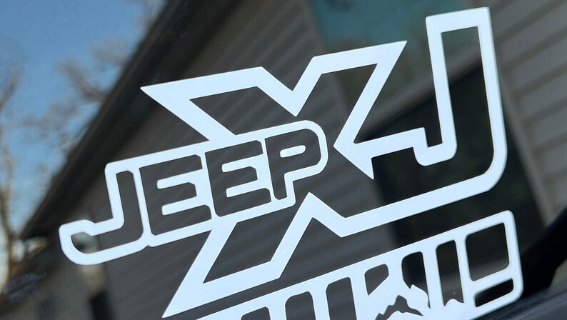 Jeep Cherokee XJ Logo Decal - Etsy