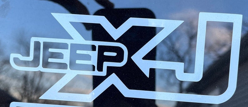 Jeep Cherokee XJ Logo Decal - Etsy