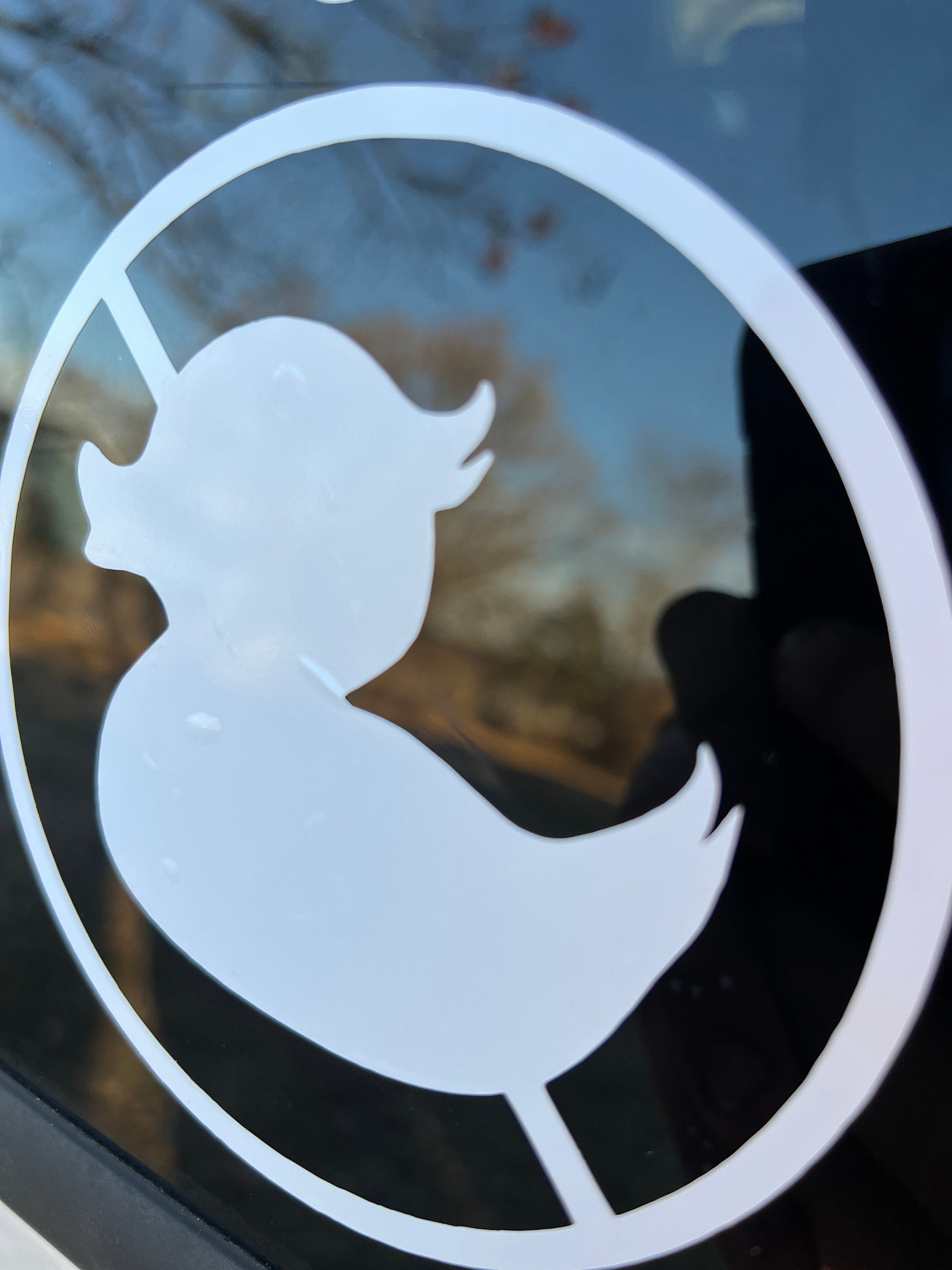 Anti Duck Decal - Etsy