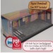 Music Concert Stage Shoebox Diorama, Create Your Own Theater, Cut and ...