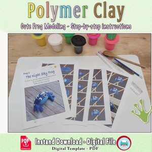 Polymer Clay Tutorial, Air Dry Clay Tutorial, Polymer Clay Frog ...