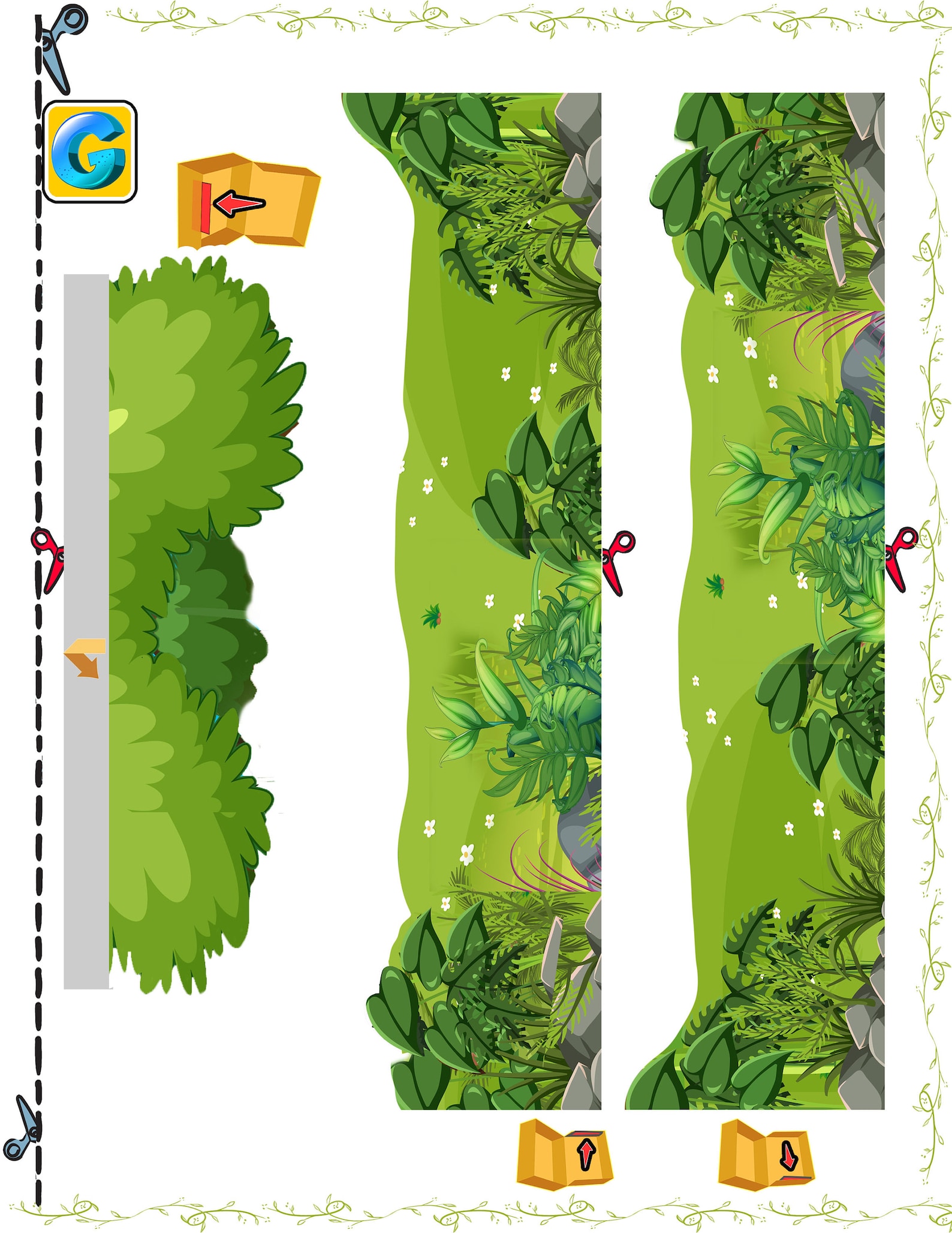 Printable Shoebox Diorama Kit. Create a Forest Habitat. Paper Craft for ...