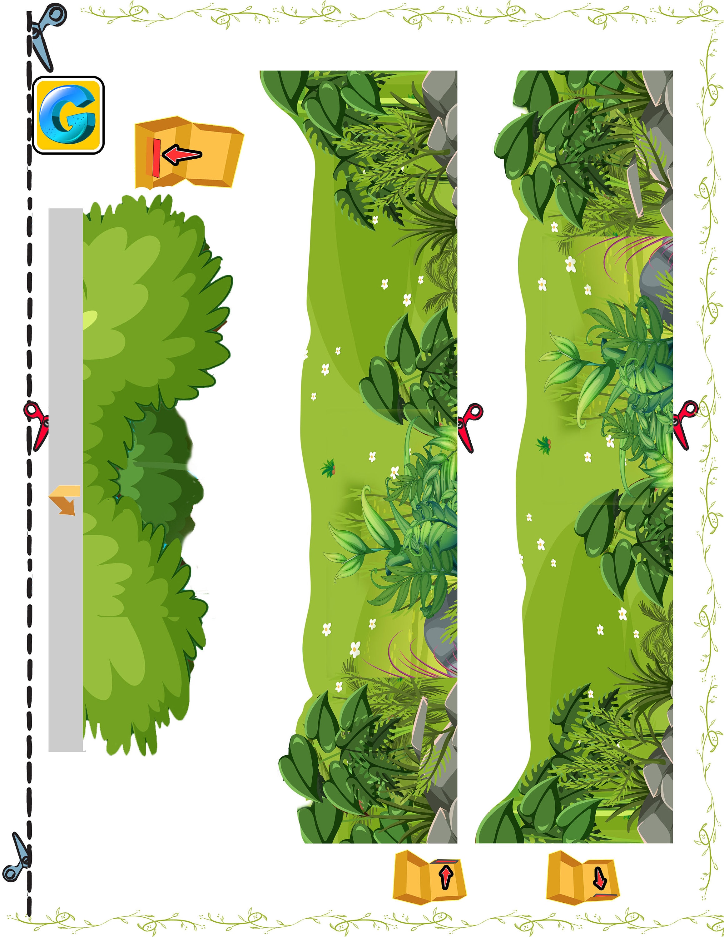 Printable Shoebox Diorama Kit. Create a Forest Habitat. Paper Craft for ...