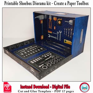 DIY Paper Toolbox Gift Box Template (digital Download) - Etsy