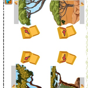 Printable Shoebox Diorama Kit, Create a Savanna Habitat, Animals ...