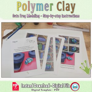 Clay Frog, Polymer Clay Figure, Polymer Clay Tutorial, Air Dry Clay ...