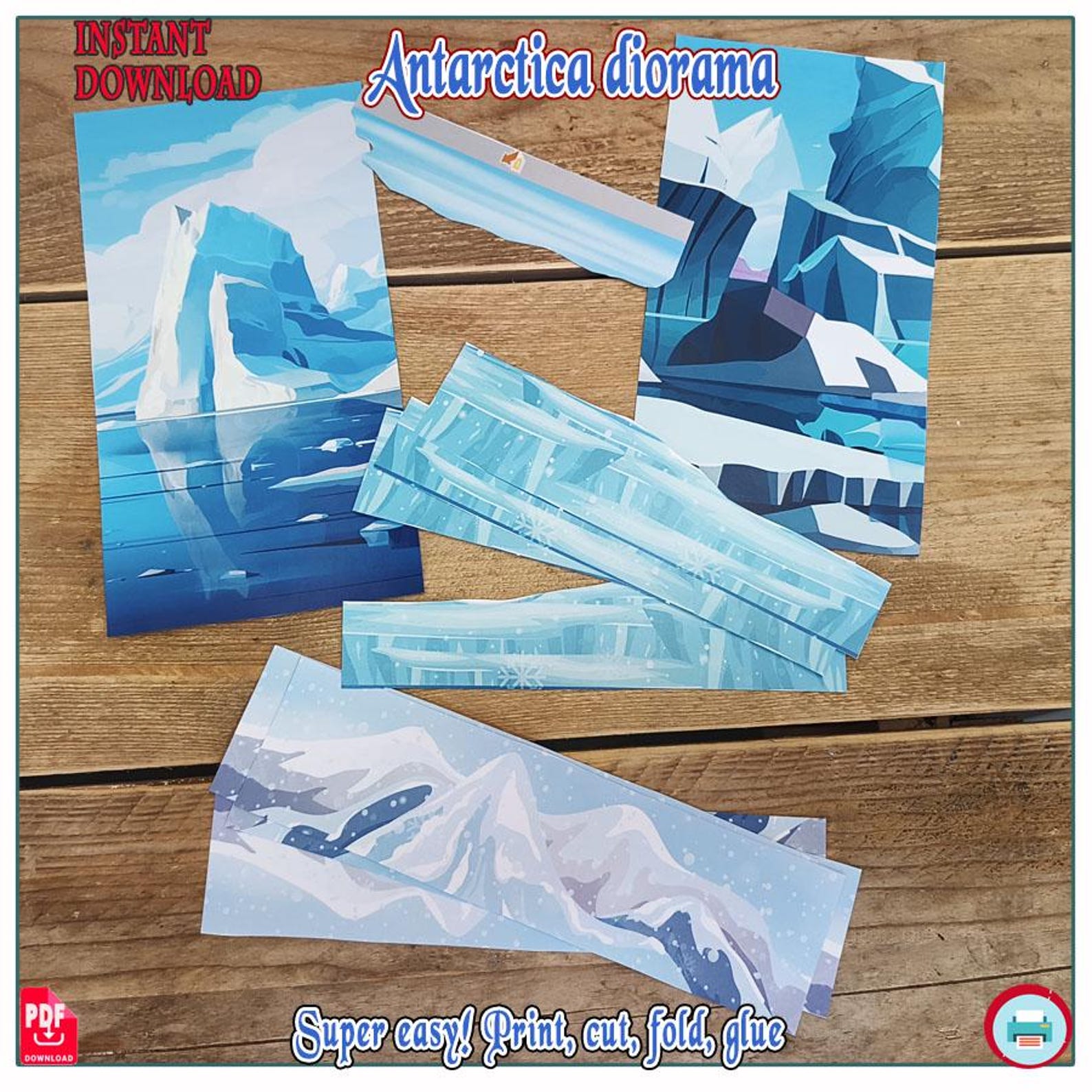 Polar Shoebox Diorama, Create Your Arctic Diorama With Penguins and ...