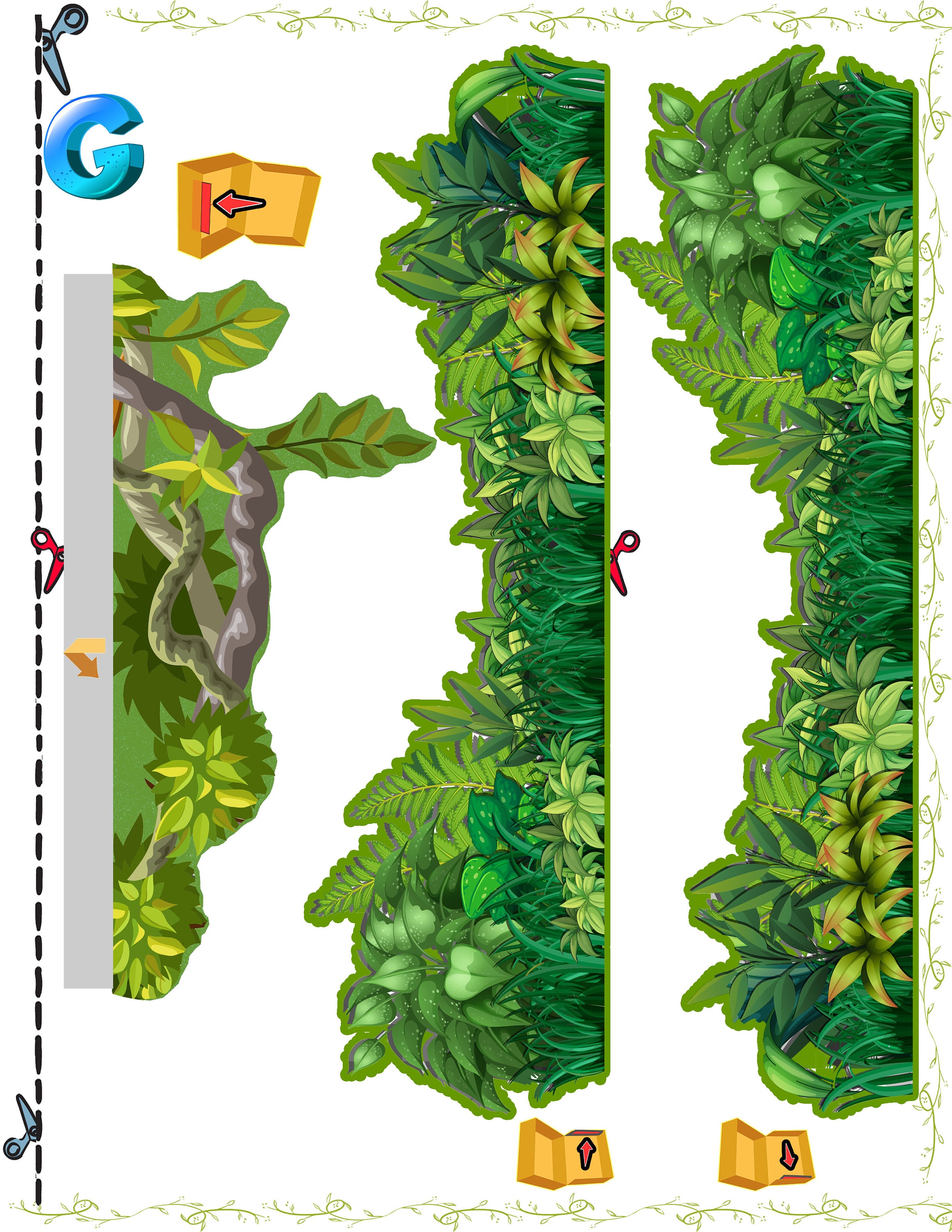 Printable Ecology & Biology Shoebox Diorama, Create Your Own Rainforest ...