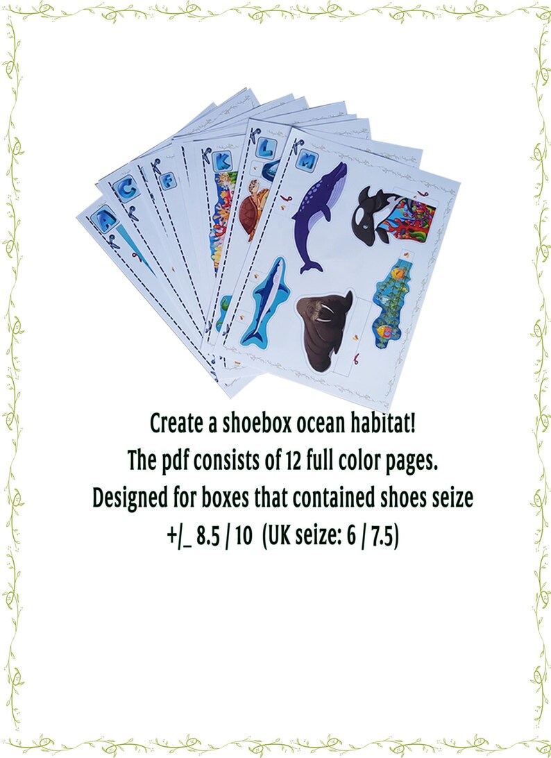 Printable Diorama Cut & Paste Shoebox Project Create Your Own - Etsy