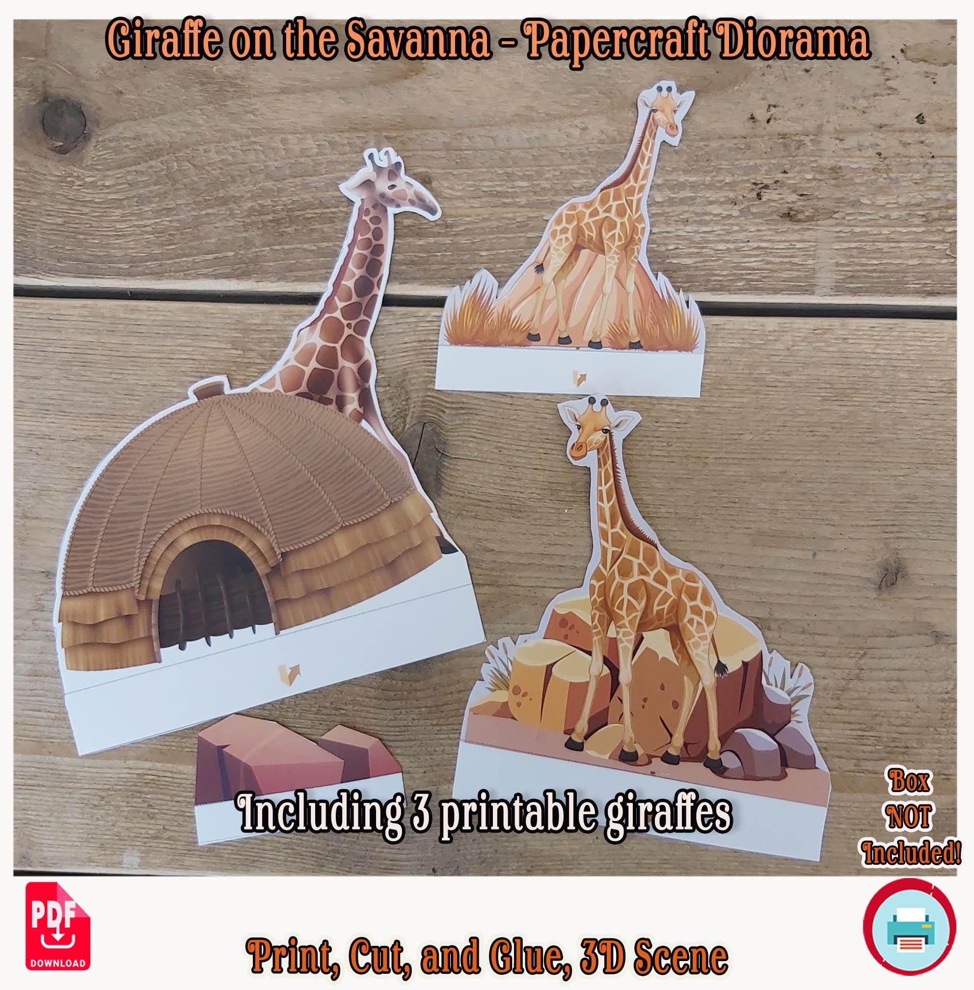 Giraffe Habitat School Project