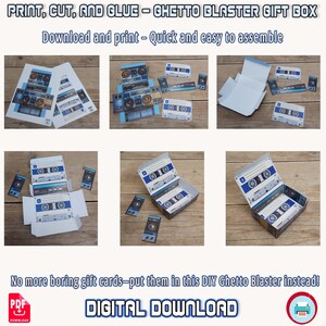 Easy and Fun DIY Gift Box in Boombox Style, DIY Money Giftbox, Paper ...