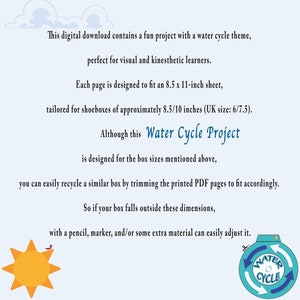 Shoebox Water Cycle Diagram Diorama, Create Your Own Papercraft Water ...