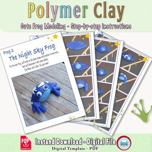 Polymer Clay Tutorial, Air Dry Clay Tutorial, Polymer Clay Frog ...