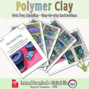 Clay Frog, Polymer Clay Figure, Polymer Clay Tutorial, Air Dry Clay ...
