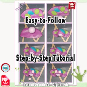 Polymer Clay Poison Dart Frog Tutorial, DIY Project (digital Download ...