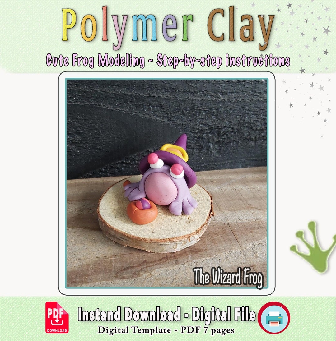 Polymer Clay Wizard Tutorial, Air Dry Clay Wizard Tutorial, Air Dry ...