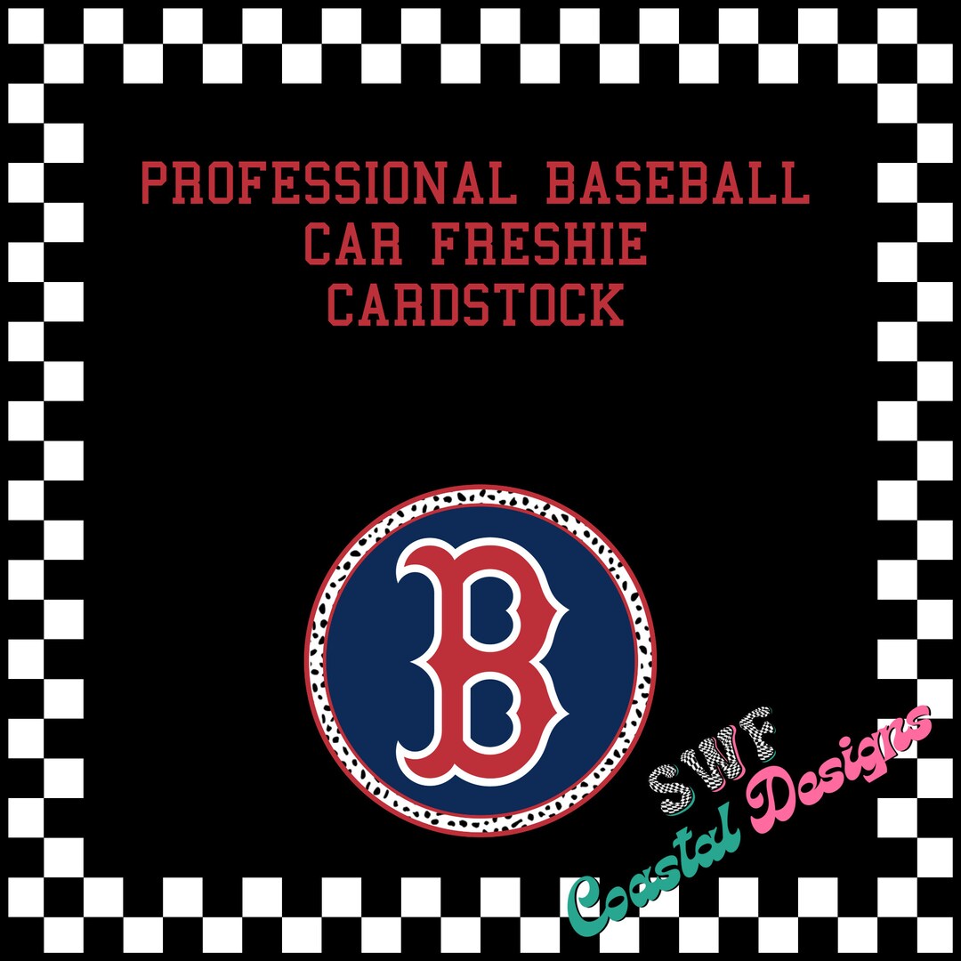 Baseball Car Freshie Cardstock Baseball Cardstock Sports Car Freshener ...